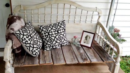 3 Ideas for Upcycling a Bed Frame - Sammy D. Vintage